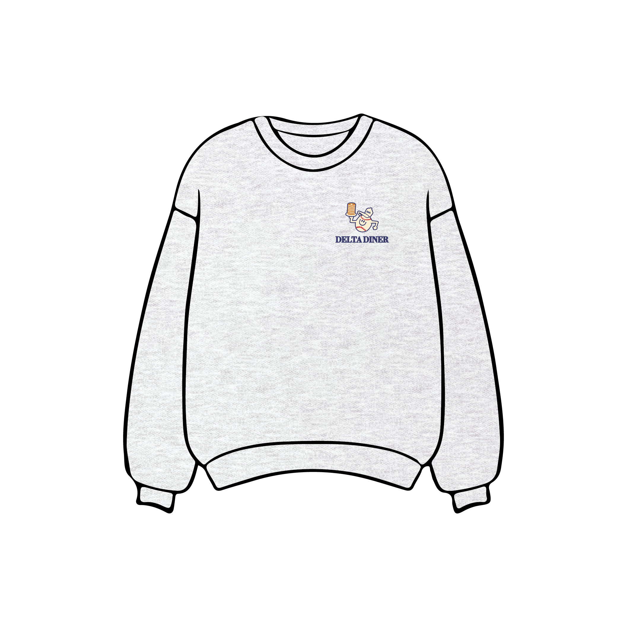 Syracuse University x Delta Delta Delta 'Delta Diner' Crewneck ...